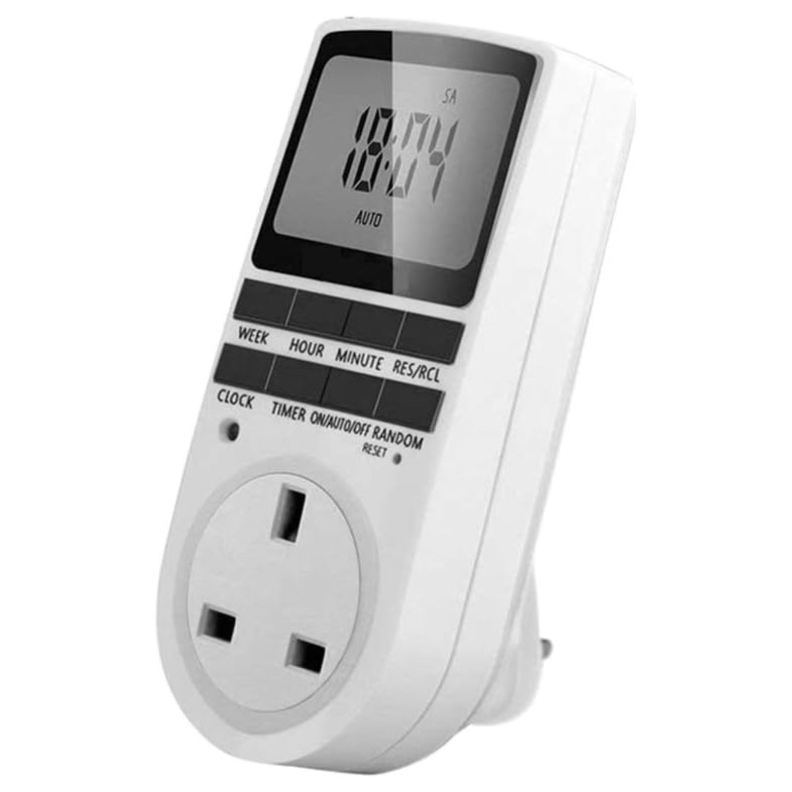 Electric Programmable Digital Timer Switch Socket 240v Au Plug Memory
