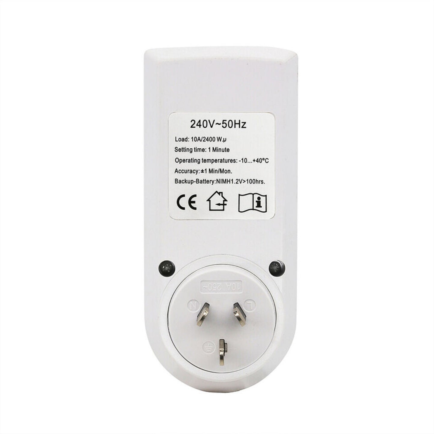 Electric Programmable Digital Timer Switch Socket 240v Au Plug Memory Tech
