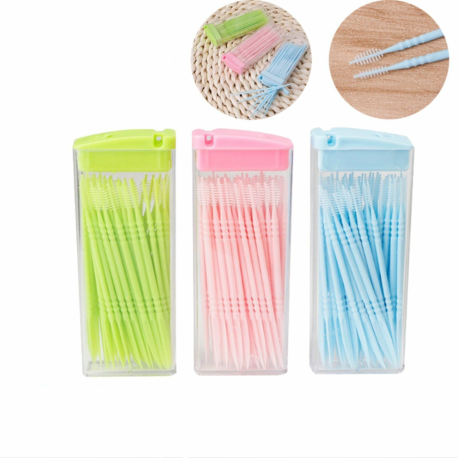 150 Dental Picks Interdental Plastic Toothpicks for Oral Hygiene ...