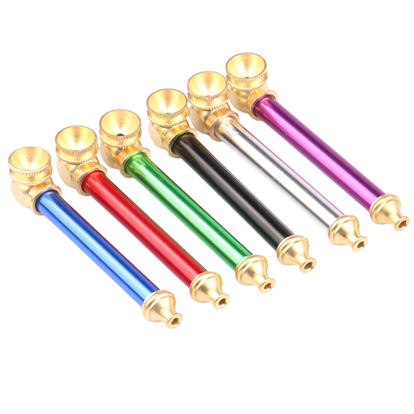 Washable Solid Brass Metal Smoking Pipe - 10cm Cone for Tobacco ...