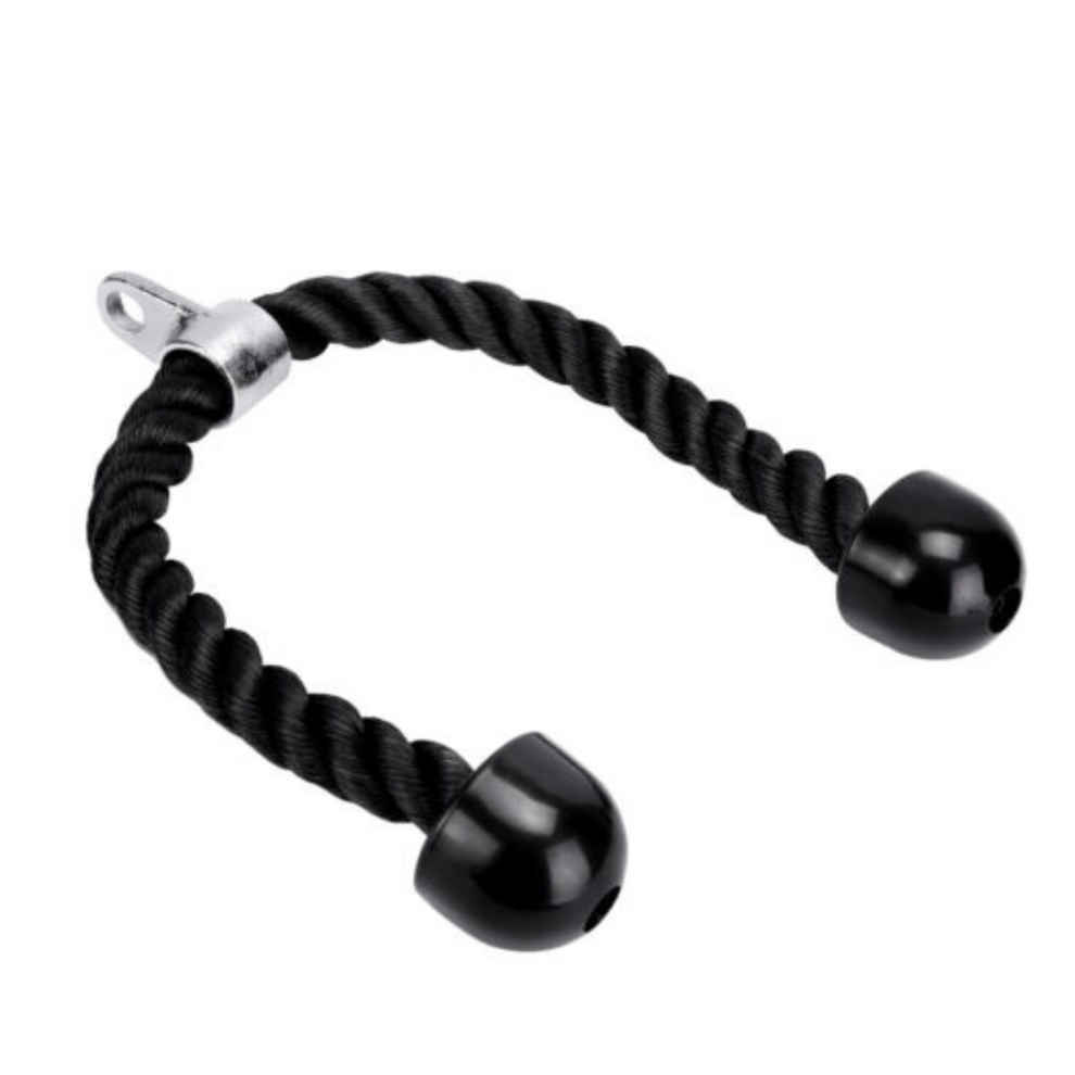 Multi Lat Bar Gym Push Pull Cord Tricep Rope Press Down Pulley Cable ...