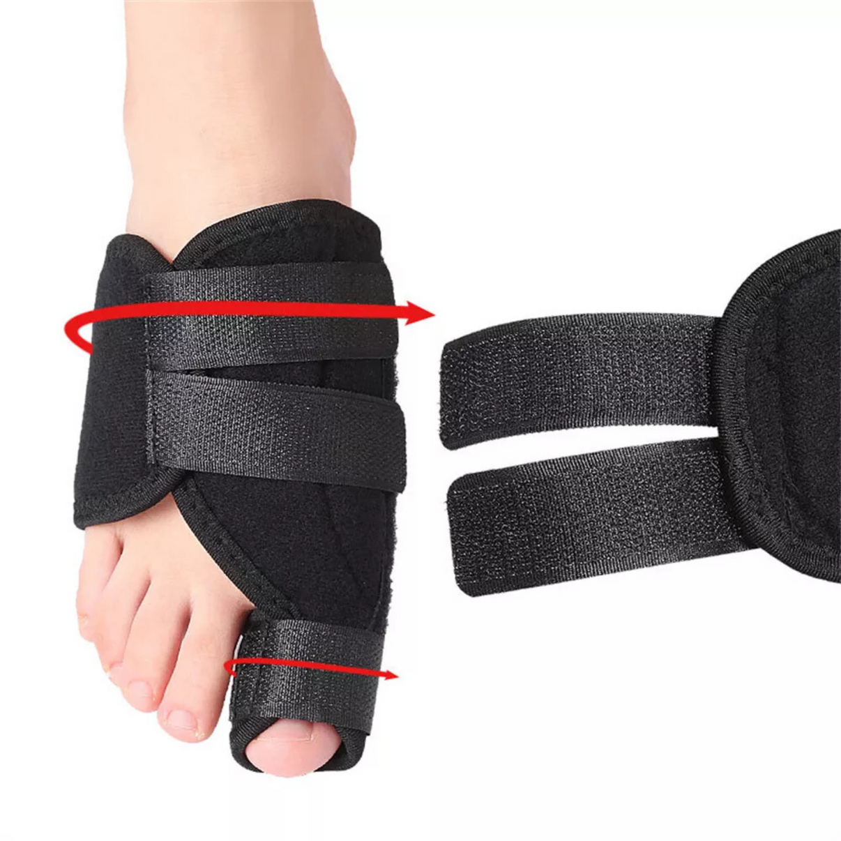 Toe Splint Corrector Bunion Straightener Orthopedic Strap – Memory Tech