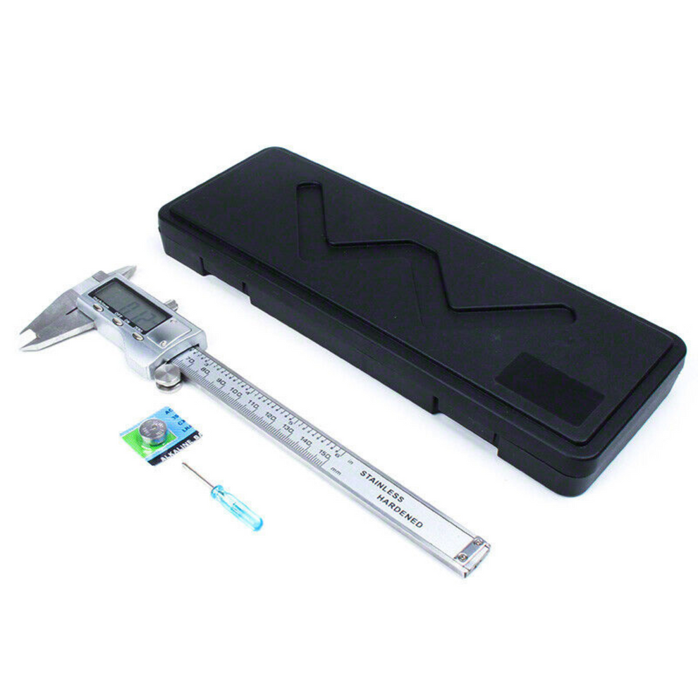 Stainless Steel 150mm Caliper Micrometer LCD – Memory Tech