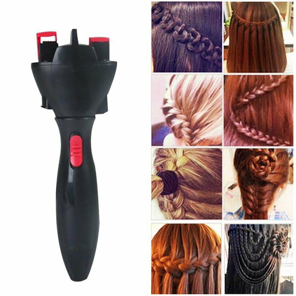 Electric Hair Braider Automatic Quick Twist Hair Braiding Tool – Memory ...