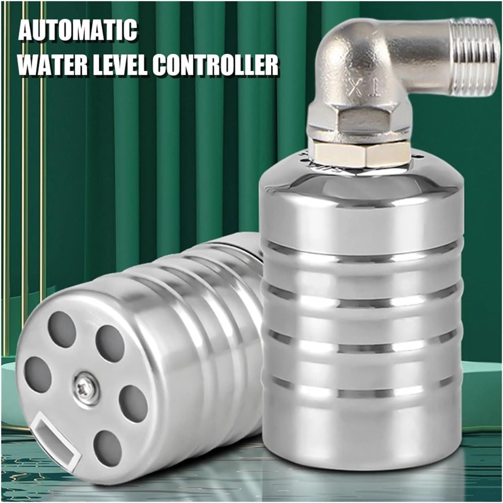 Stainless Steel Automatic Water Level Control Float Valve 4 Point Inlet ...