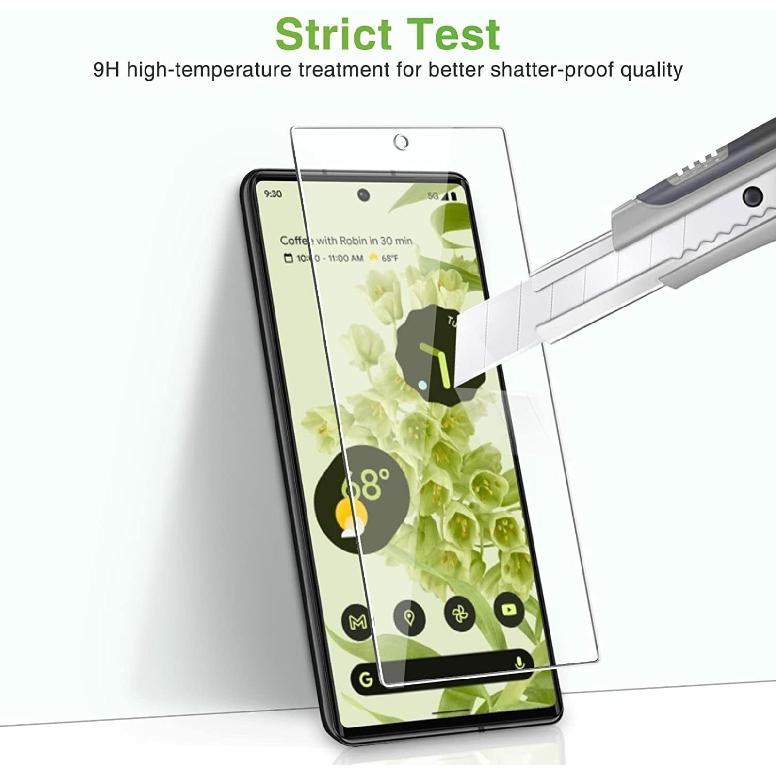 Google Pixel 8 Pro Tempered Glass Screen Protector – Memory Tech