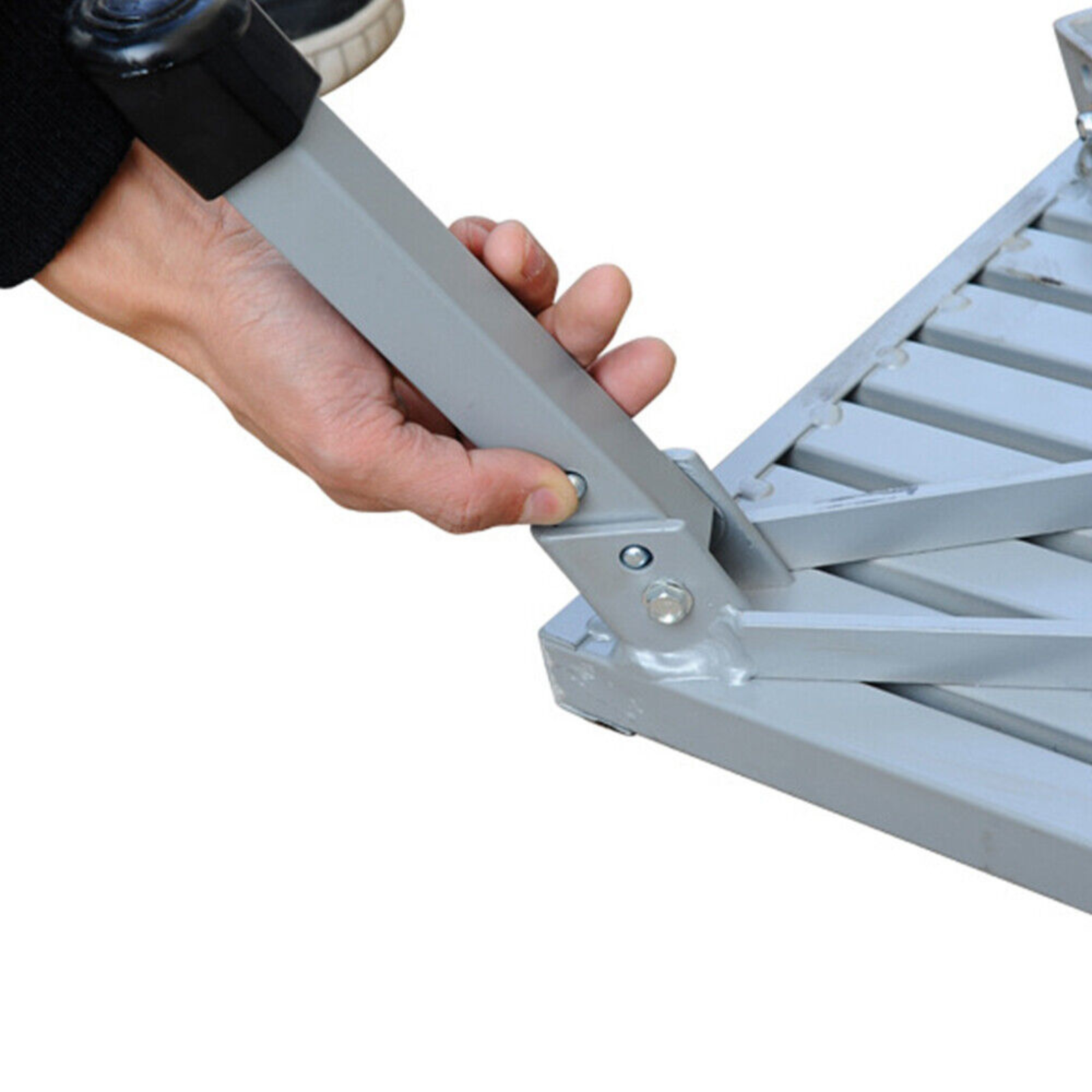 Portable Folding Aluminium Step Ladder for Caravan and Trailer 200KG ...