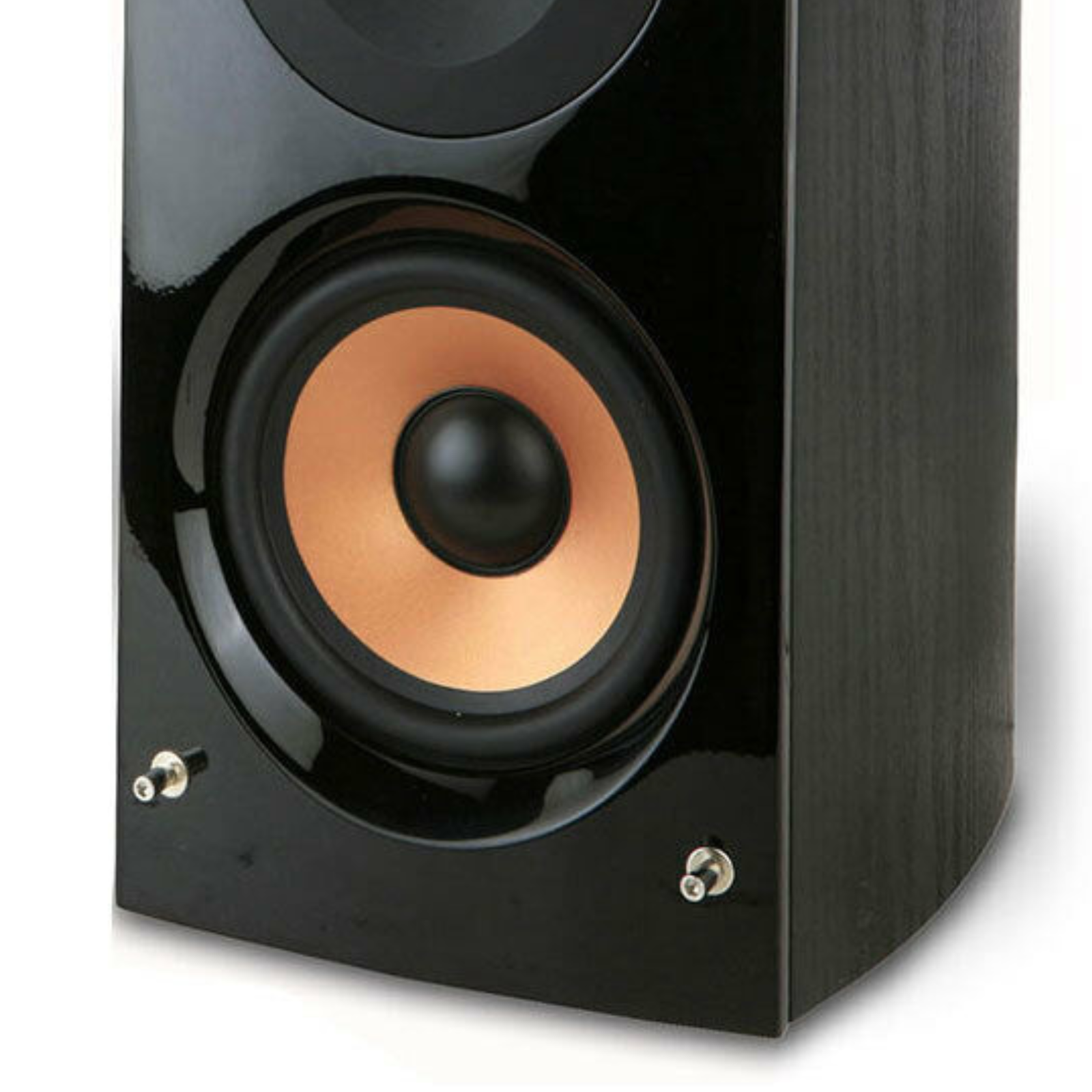 Black Rear Bookshelf Speakers - 140W Supernova for Home Entertainment ...