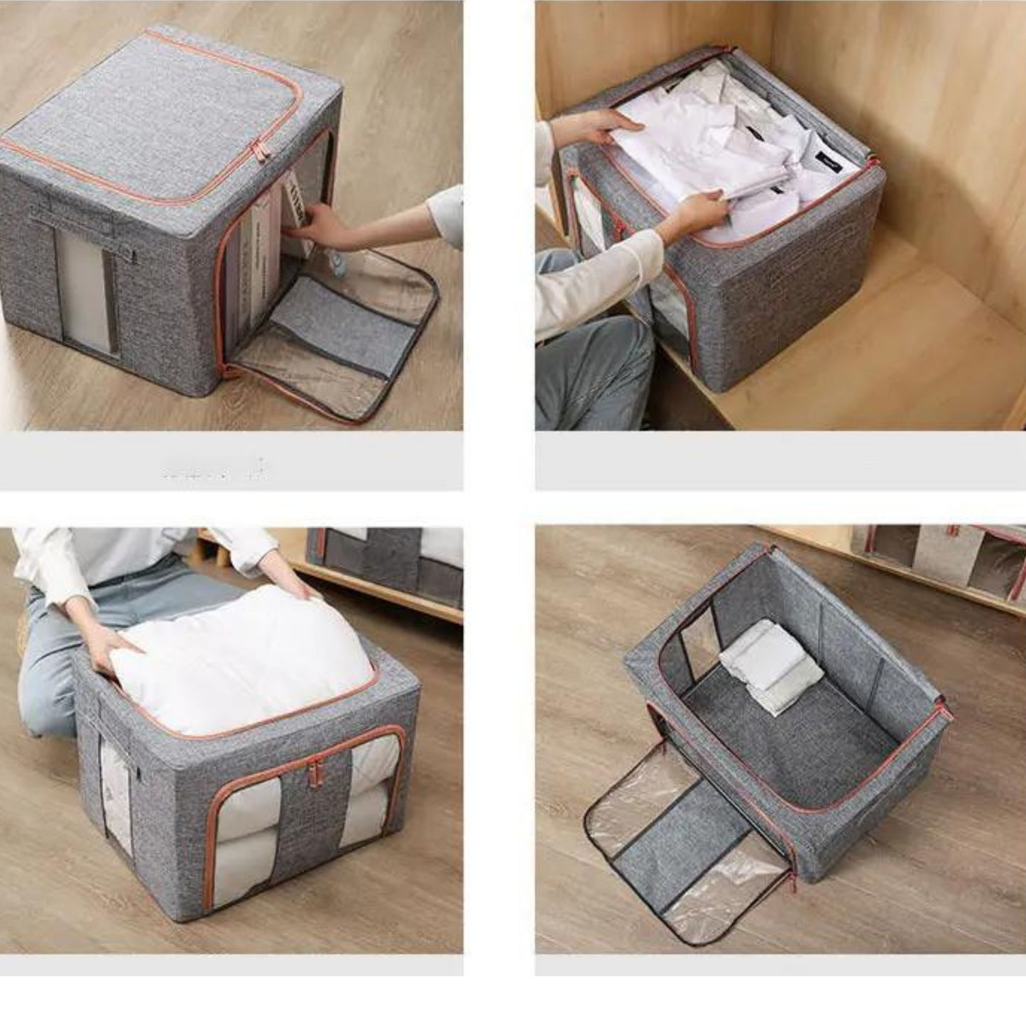 Foldable Storage Box 100L - Space-Saving Toy Organizer – Memory Tech