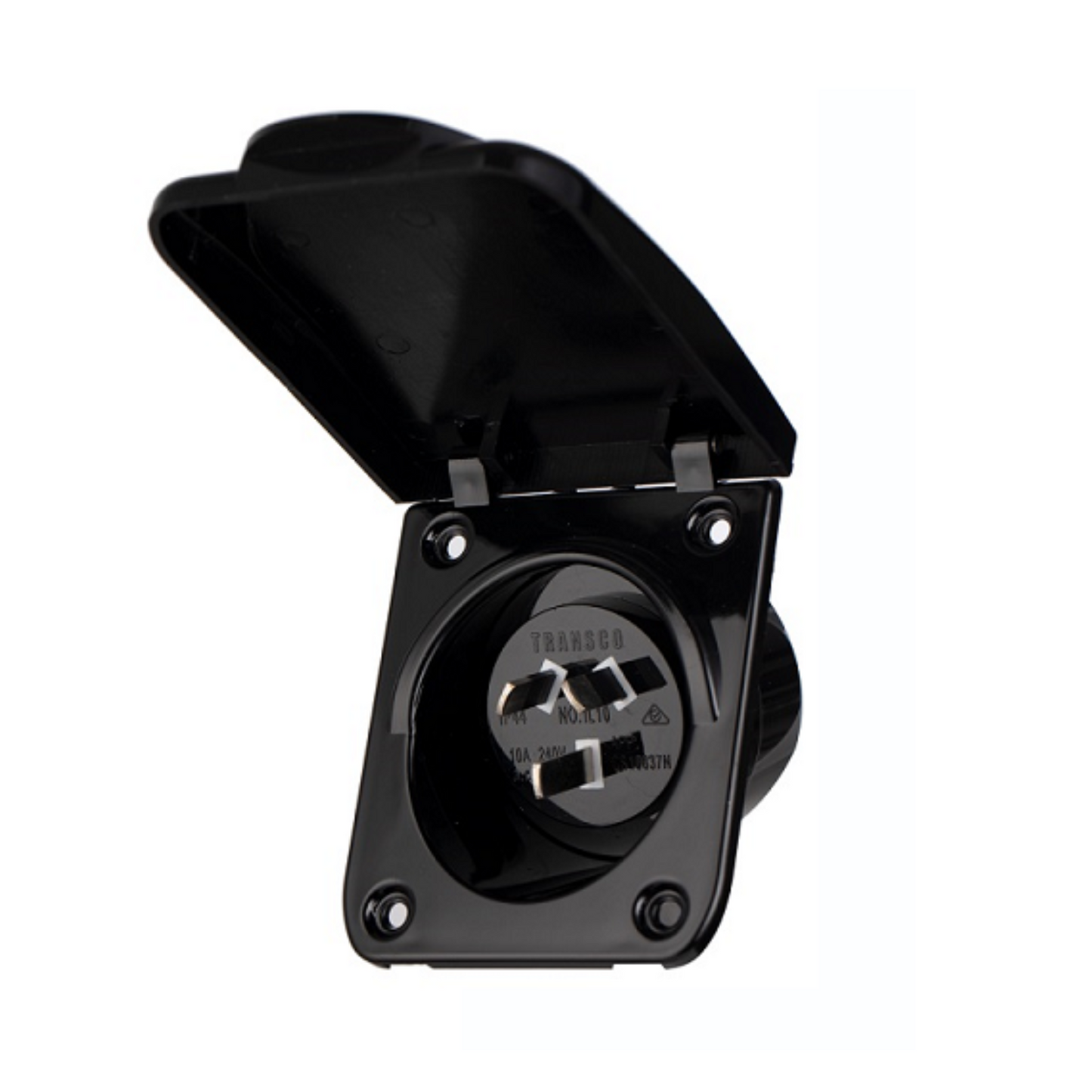 Black 15 Amp Caravan RV Camper Motor Home Power Socket Inlet – Memory Tech