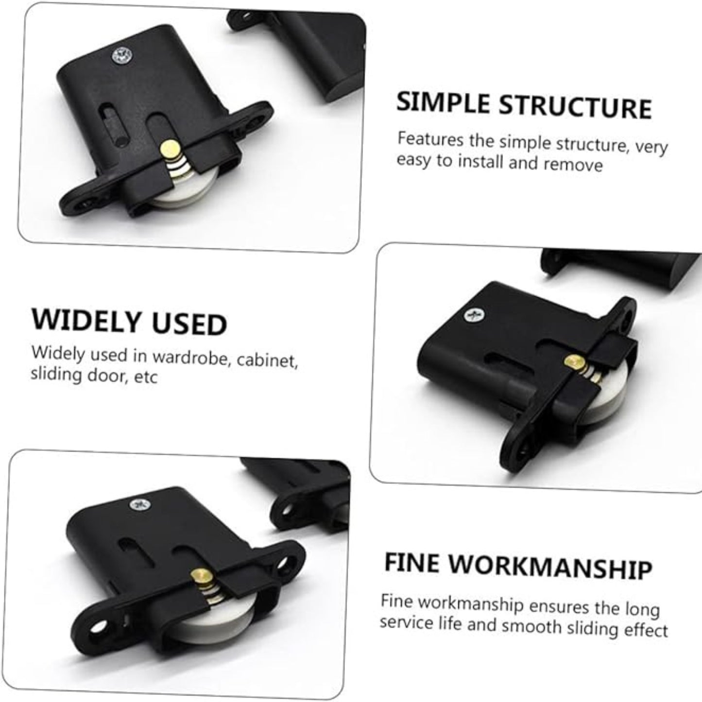 Sliding Screen Door Rollers - 5x Replacement Wheels for DIY Security ...