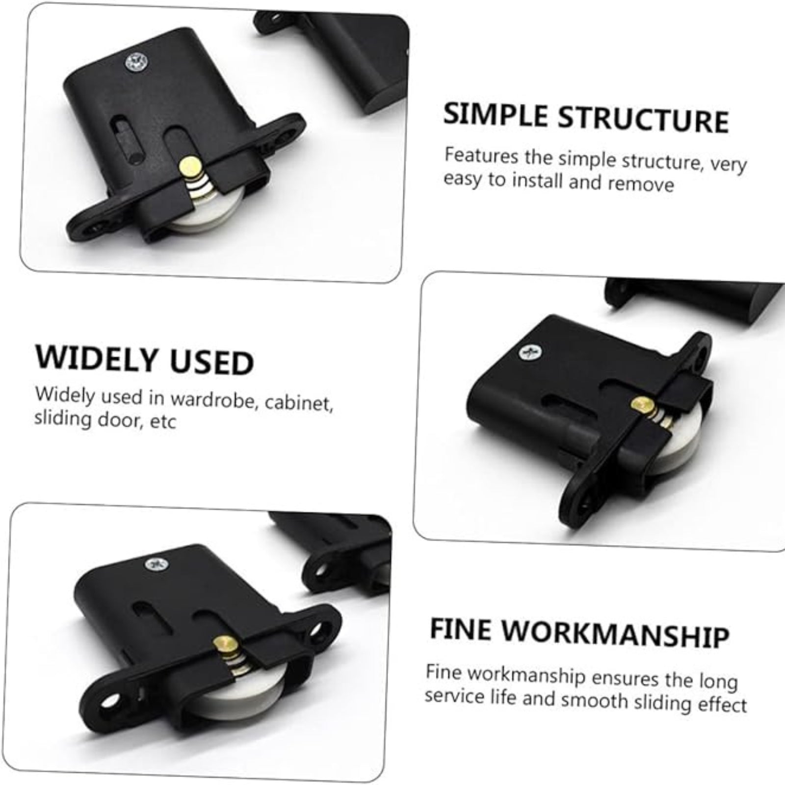 Sliding Screen Door Rollers - 5x Replacement Wheels for DIY Security ...